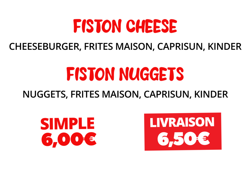 Menu Fiston - Pap's